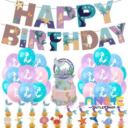 Mermaid sea animal birthday party set