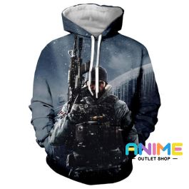 3D Print Rainbow Six Siege Men Hip Hop Game Hoodie