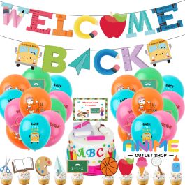 School Theme Party Decorations School Class Decoration Set