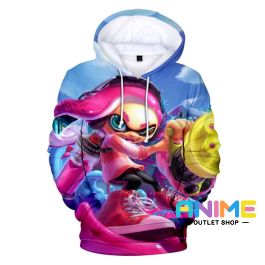Anime 3D Printed Splatoon Hoodies Pullovers