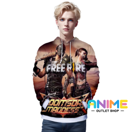 Free Fire Hoodies – Free Fire Game Series Super Soldier Battle Royale ...