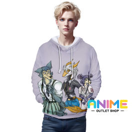 3D Printed Anime BEASTARS Hoodies – The Wolf elements Sweatshirt