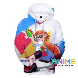 Anime Splatoon 3D Printed Pullovers Hoodies