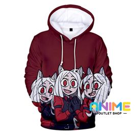 Helltaker Hoodies -Cerberus Unisex 3D Pullover Hooded Sweatshirt