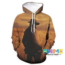Red Dead Redemption 2 Hoodies – Game 3D Print Hooded Sweatshirt