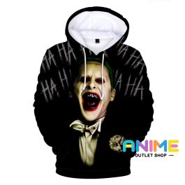Suicide Squad Hoodies – Joker Series HAHA Evil Joker Scary Black Unisex ...